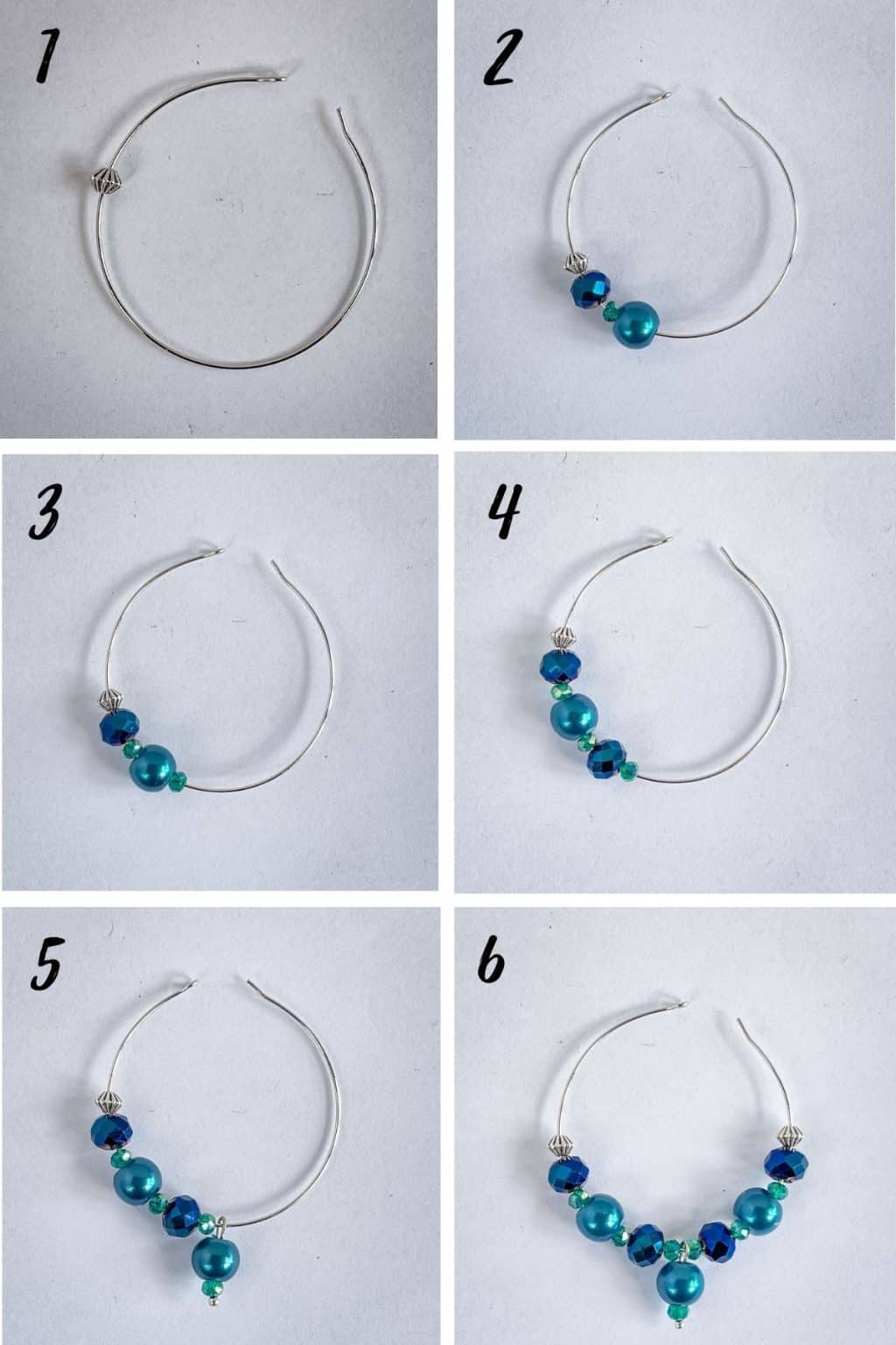 How to Make Beaded Hoop Earrings | The Pink Craft Box