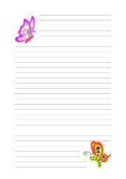 Cute Lined Paper Printable (13 Free Designs) | The Pink Craft Box