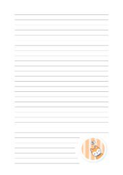 Cute Lined Paper Printable (13 Free Designs) | The Pink Craft Box