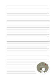 Cute Lined Paper Printable (13 Free Designs) | The Pink Craft Box