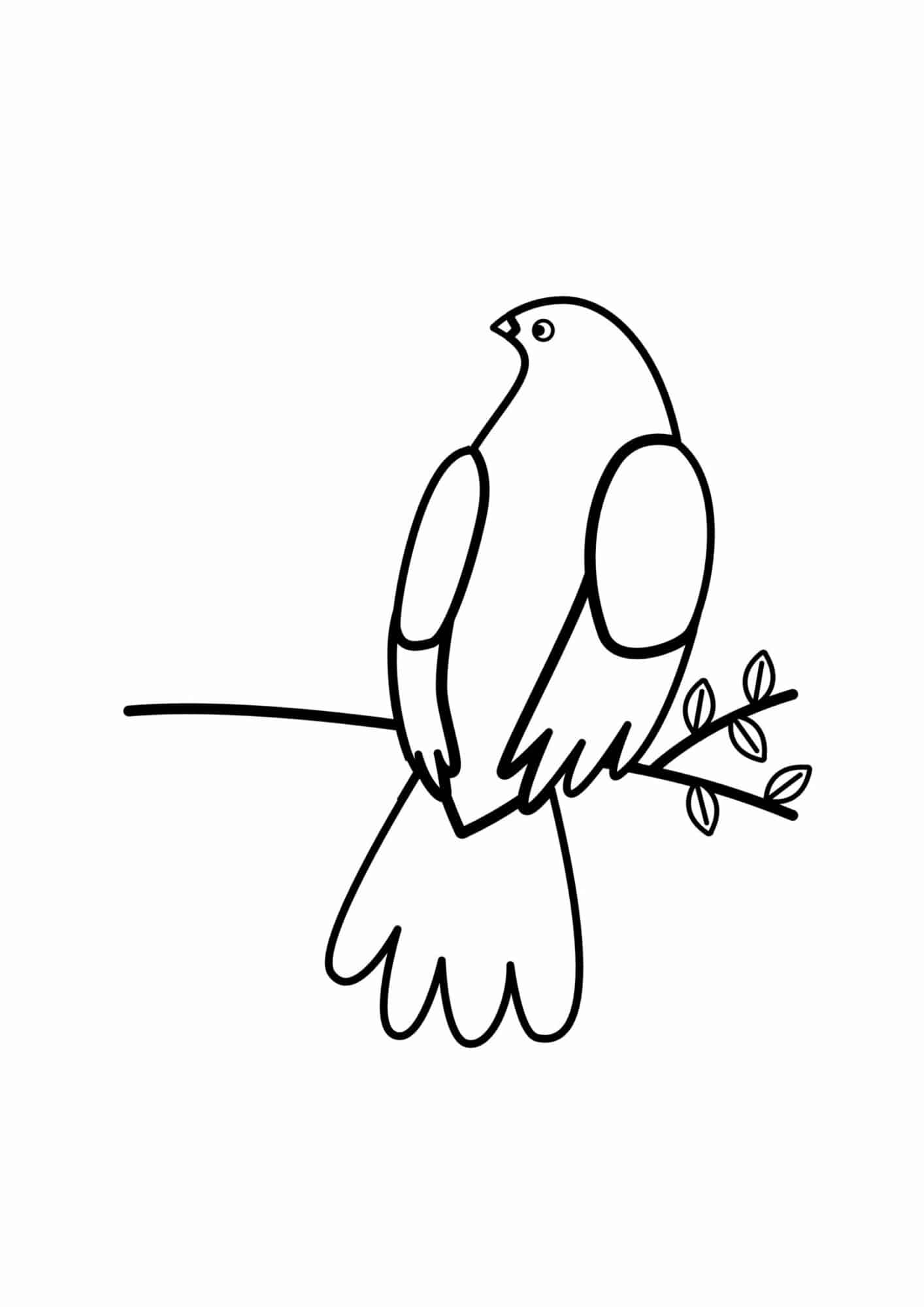 Dove Template Printable (4 Free Designs) | The Pink Craft Box