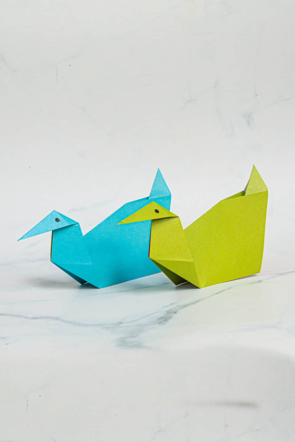 How to Make an Origami Duck (Easy Beginners Tutorial) | The Pink Craft Box