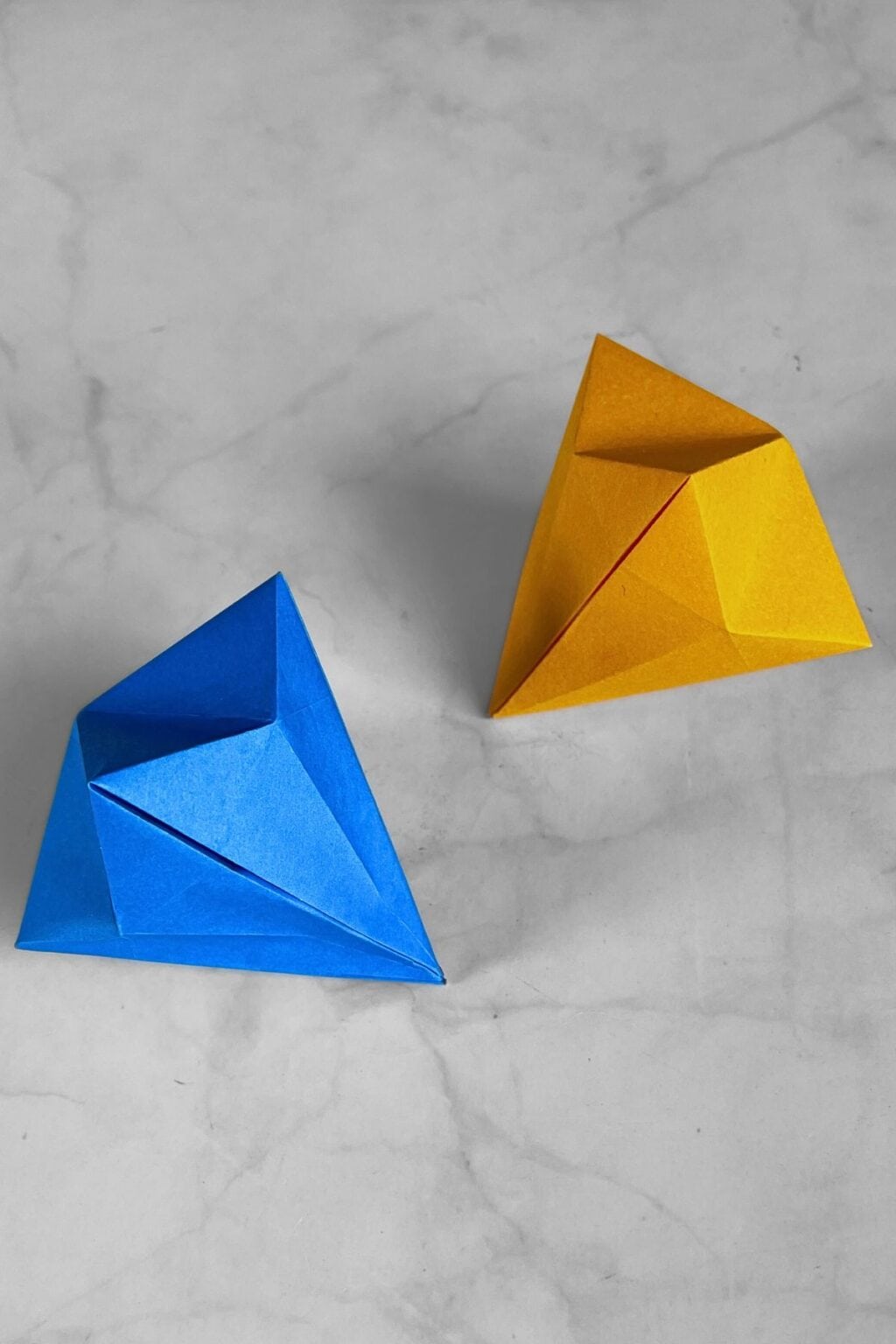 How to Make Origami Diamond (Easy Tutorial) | The Pink Craft Box