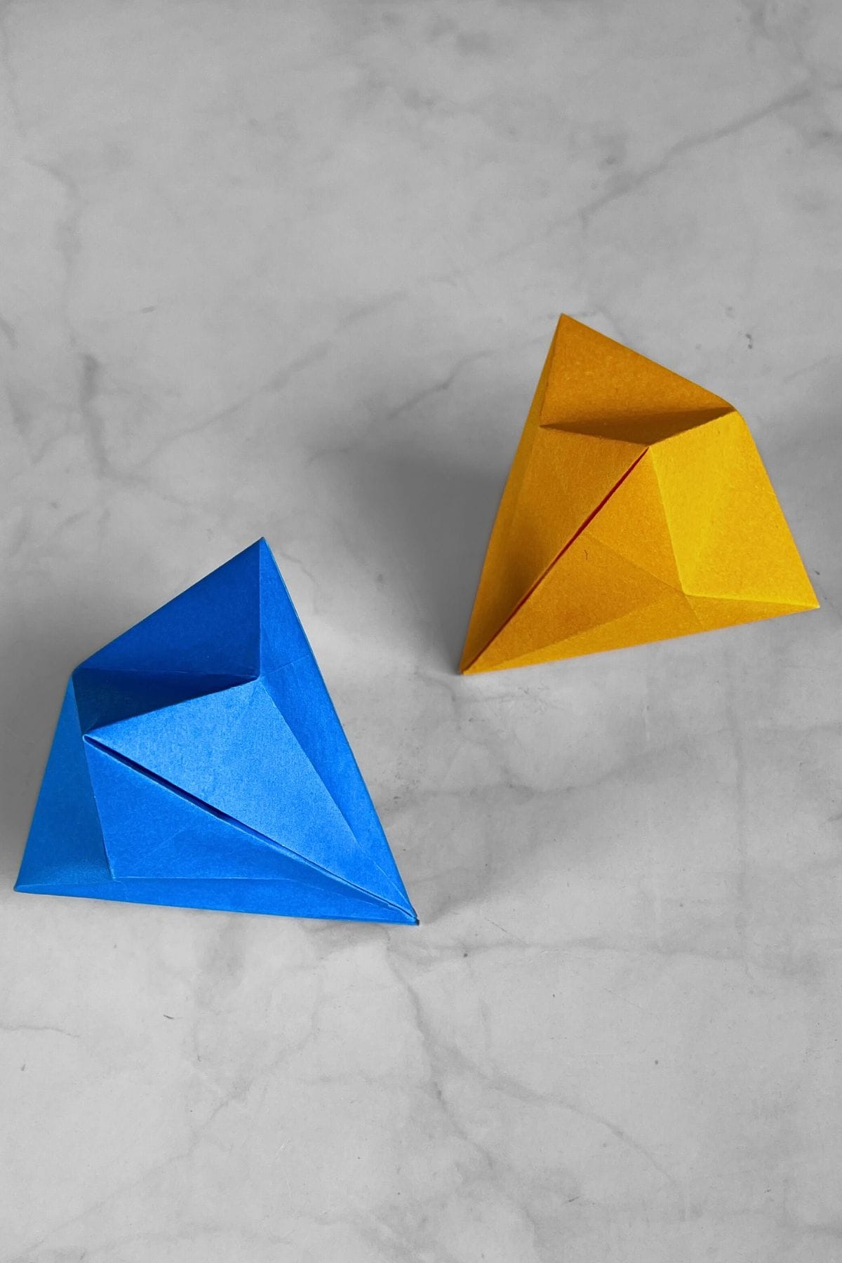 How to Make Origami Diamond (Easy Tutorial) | The Pink Craft Box