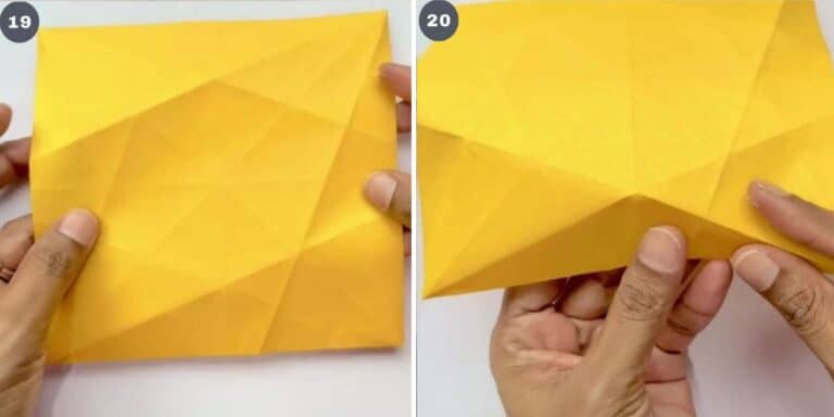 How to Make Origami Diamond (Easy Tutorial) | The Pink Craft Box