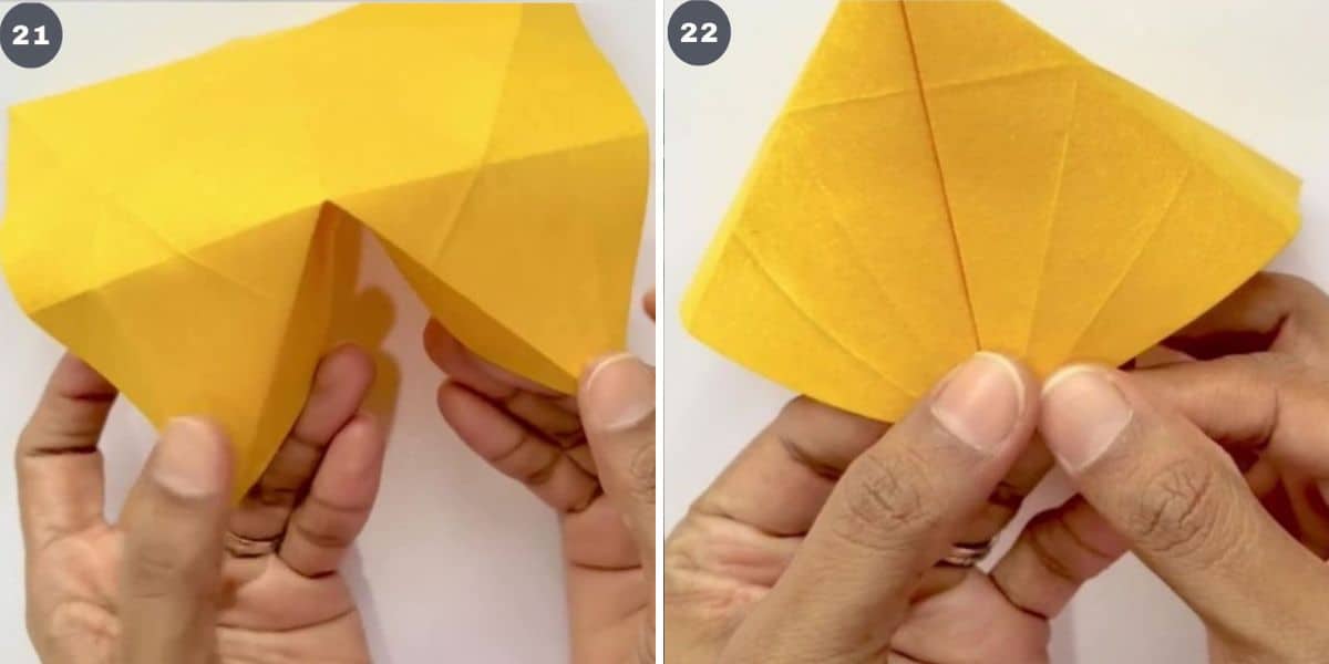 How to Make Origami Diamond (Easy Tutorial) | The Pink Craft Box