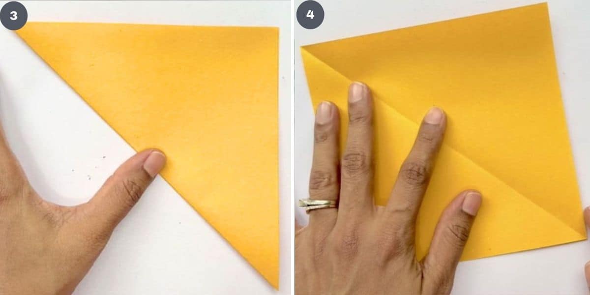 How to Make Origami Diamond (Easy Tutorial) | The Pink Craft Box