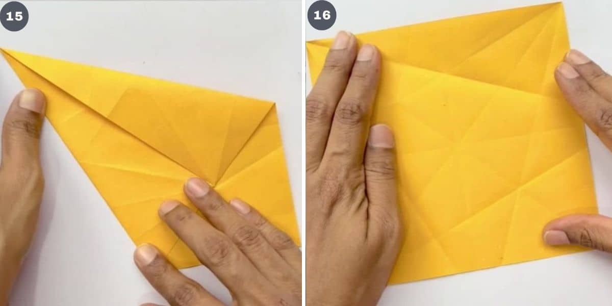 How to Make Origami Diamond (Easy Tutorial) | The Pink Craft Box