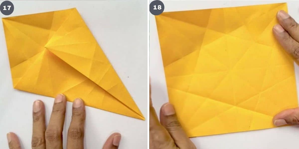 How to Make Origami Diamond (Easy Tutorial) | The Pink Craft Box