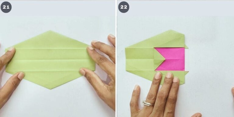 How to Make Origami Shark | The Pink Craft Box