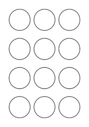 Free Circle Template Printable (12 Different Sizes) | The Pink Craft Box