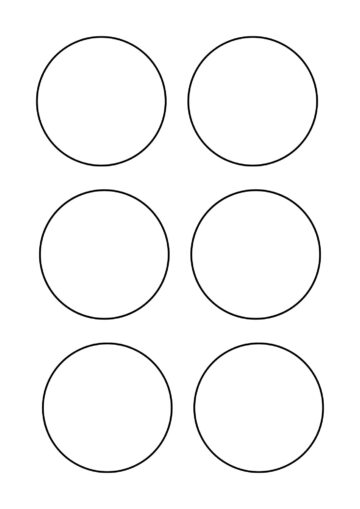 Free Circle Template Printable (12 Different Sizes) | The Pink Craft Box