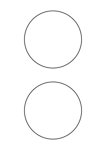 Free Circle Template Printable (12 Different Sizes) | The Pink Craft Box