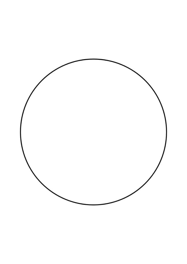 Free Circle Template Printable (12 Different Sizes) | The Pink Craft Box