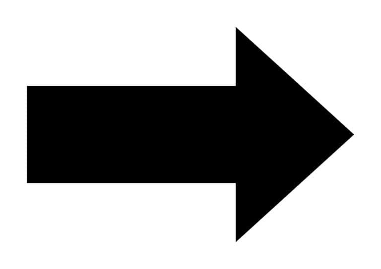 Free Printable Arrow Signs (20 Templates) | The Pink Craft Box