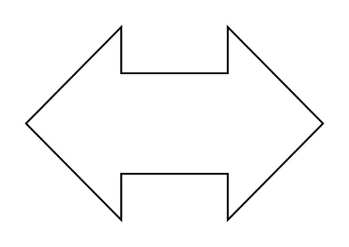 Free Printable Arrow Signs (20 Templates) | The Pink Craft Box