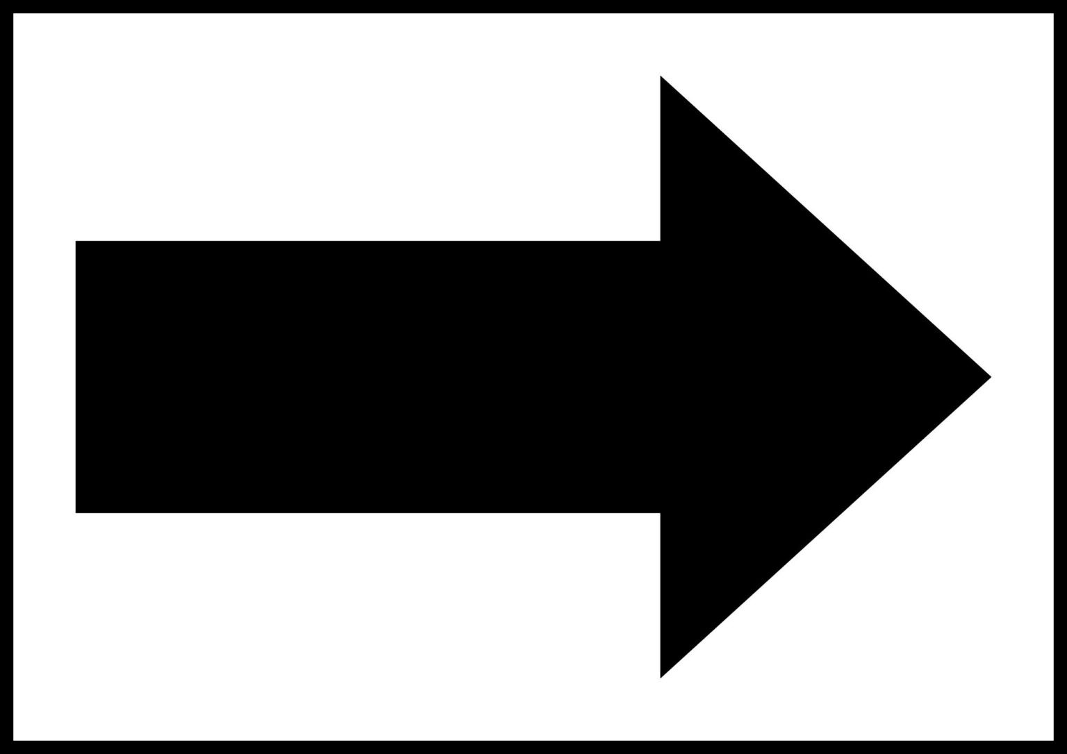 Free Printable Arrow Signs (20 Templates) | The Pink Craft Box