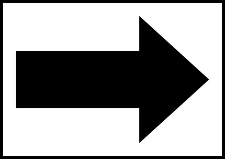 Free Printable Arrow Signs (20 Templates) | The Pink Craft Box