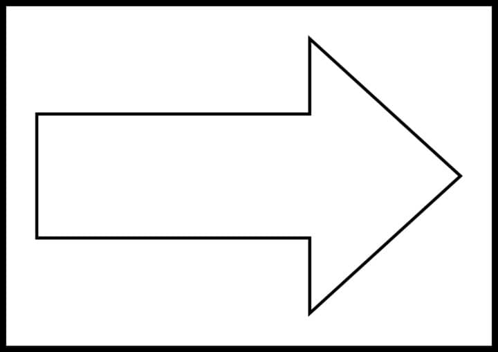 Free Printable Arrow Signs (20 Templates) | The Pink Craft Box