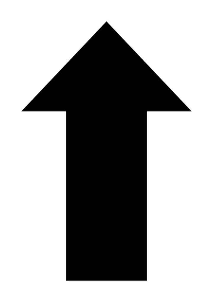 Free Printable Arrow Signs (20 Templates) | The Pink Craft Box