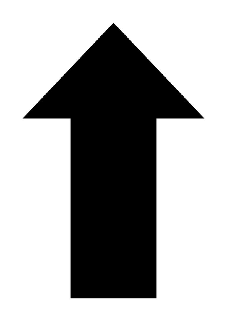 Free Printable Arrow Signs (20 Templates) | The Pink Craft Box