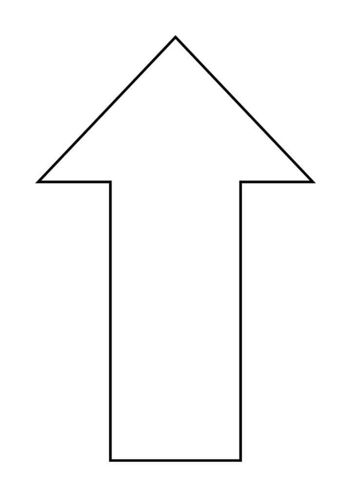 Free Printable Arrow Signs (20 Templates) | The Pink Craft Box