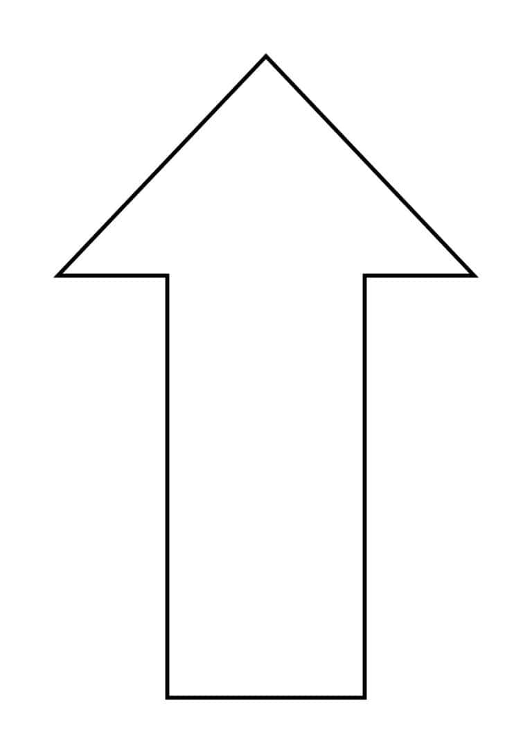 Free Printable Arrow Signs (20 Templates) | The Pink Craft Box