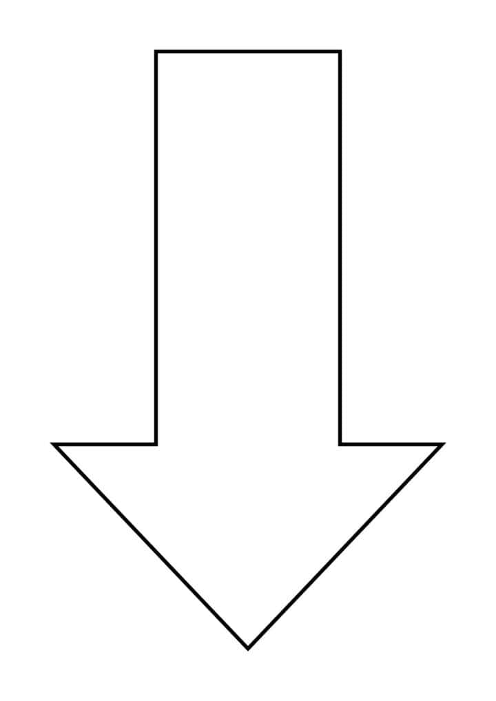 Free Printable Arrow Signs (20 Templates) | The Pink Craft Box