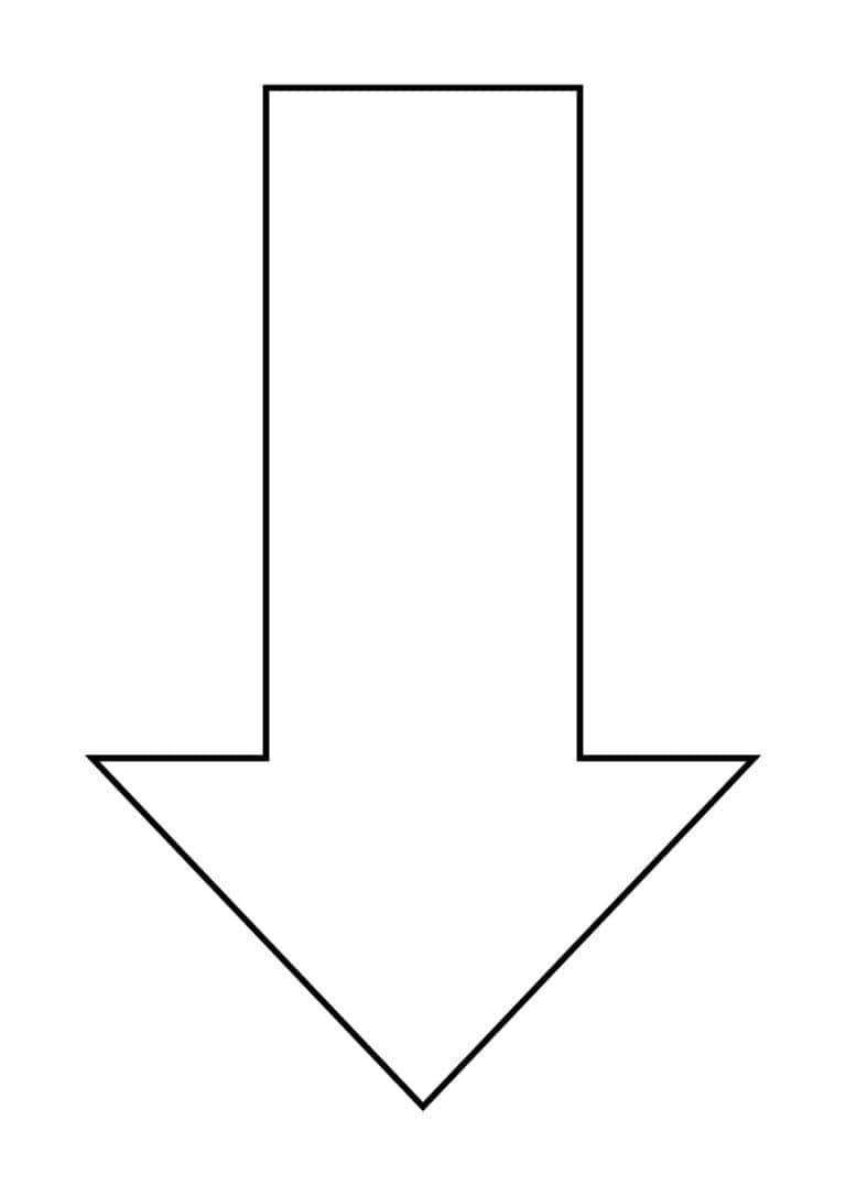 Free Printable Arrow Signs (20 Templates) | The Pink Craft Box