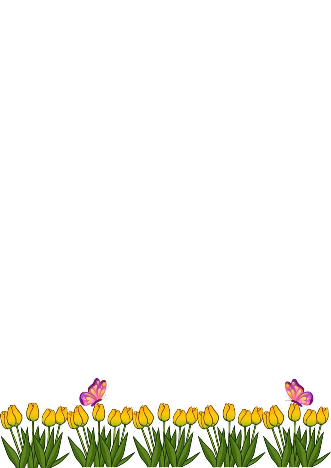 Printable Floral Borders (Free Templates) | The Pink Craft Box