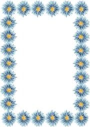 Printable Floral Borders (Free Templates) | The Pink Craft Box