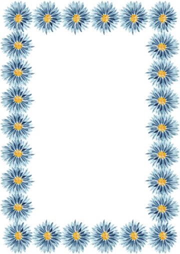 Printable Floral Borders (Free Templates) | The Pink Craft Box
