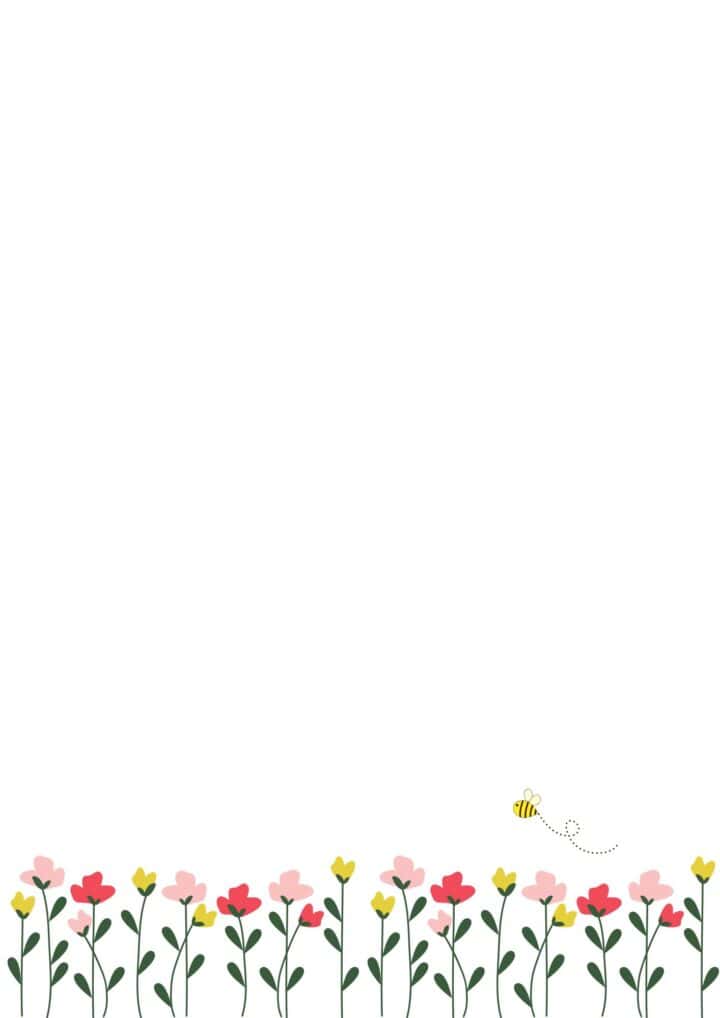 Printable Floral Borders (Free Templates) | The Pink Craft Box