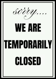 Temporarily Closed Sign Printable (30 Free Templates) | The Pink Craft Box