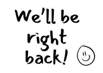 Be Right Back Sign Printable (20 Free Designs) | The Pink Craft Box