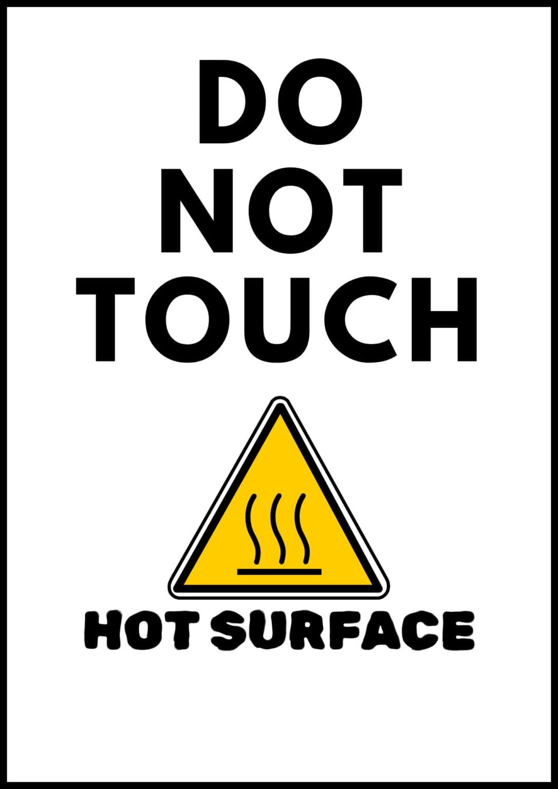Do Not Touch Sign Printable (50 Free Designs) | The Pink Craft Box