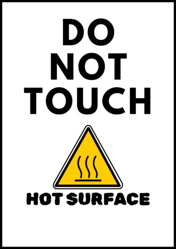 Do Not Touch Sign Printable (50 Free Designs) | The Pink Craft Box