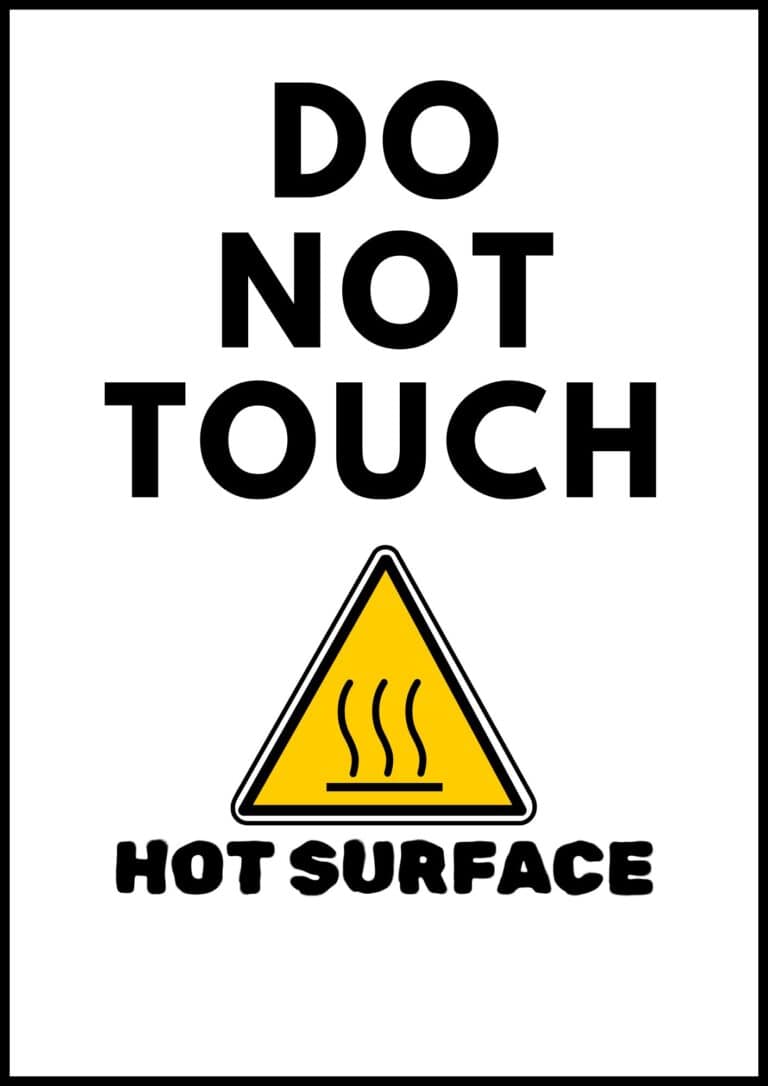 Do Not Touch Sign Printable (50 Free Designs) | The Pink Craft Box