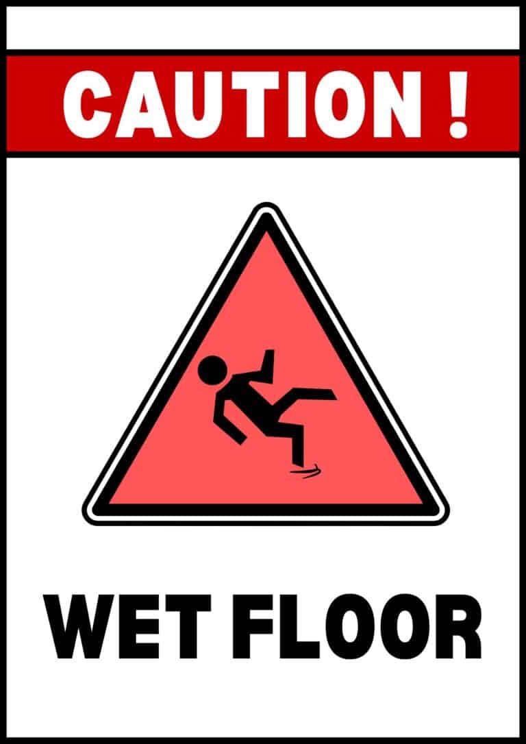 Wet Floor Sign Printable (10 Free Designs) | The Pink Craft Box
