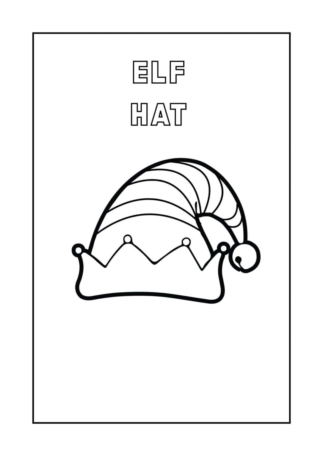 Christmas Hat Printable Templates and Tags (3 Free Sets) | The Pink ...