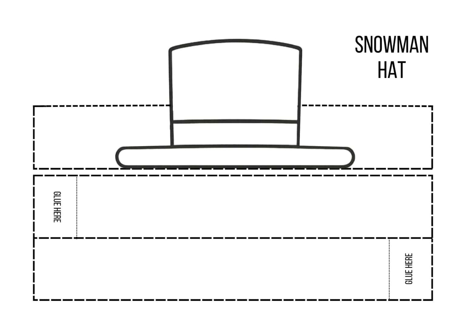 Christmas Hat Printable Templates and Tags (3 Free Sets) | The Pink ...