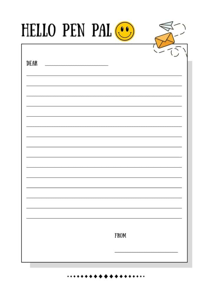 Pen Pal Tracker Printable (3 Free Templates Bundle) | The Pink Craft Box