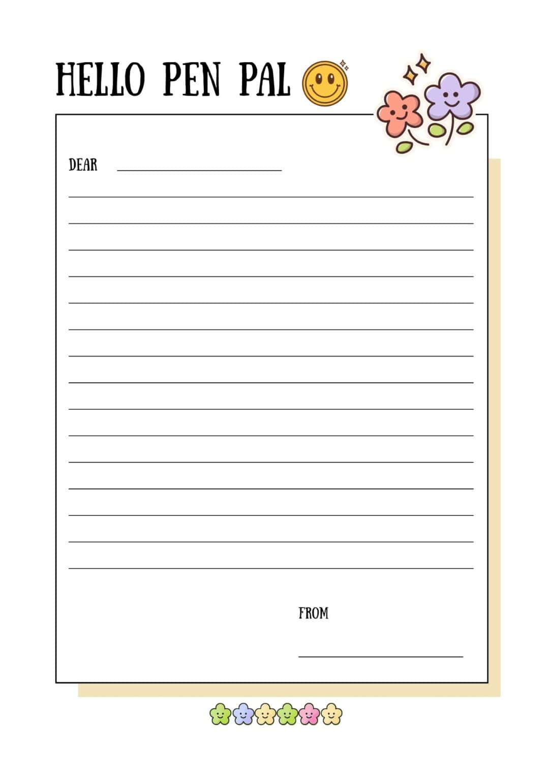 Pen Pal Tracker Printable (3 Free Templates Bundle) | The Pink Craft Box
