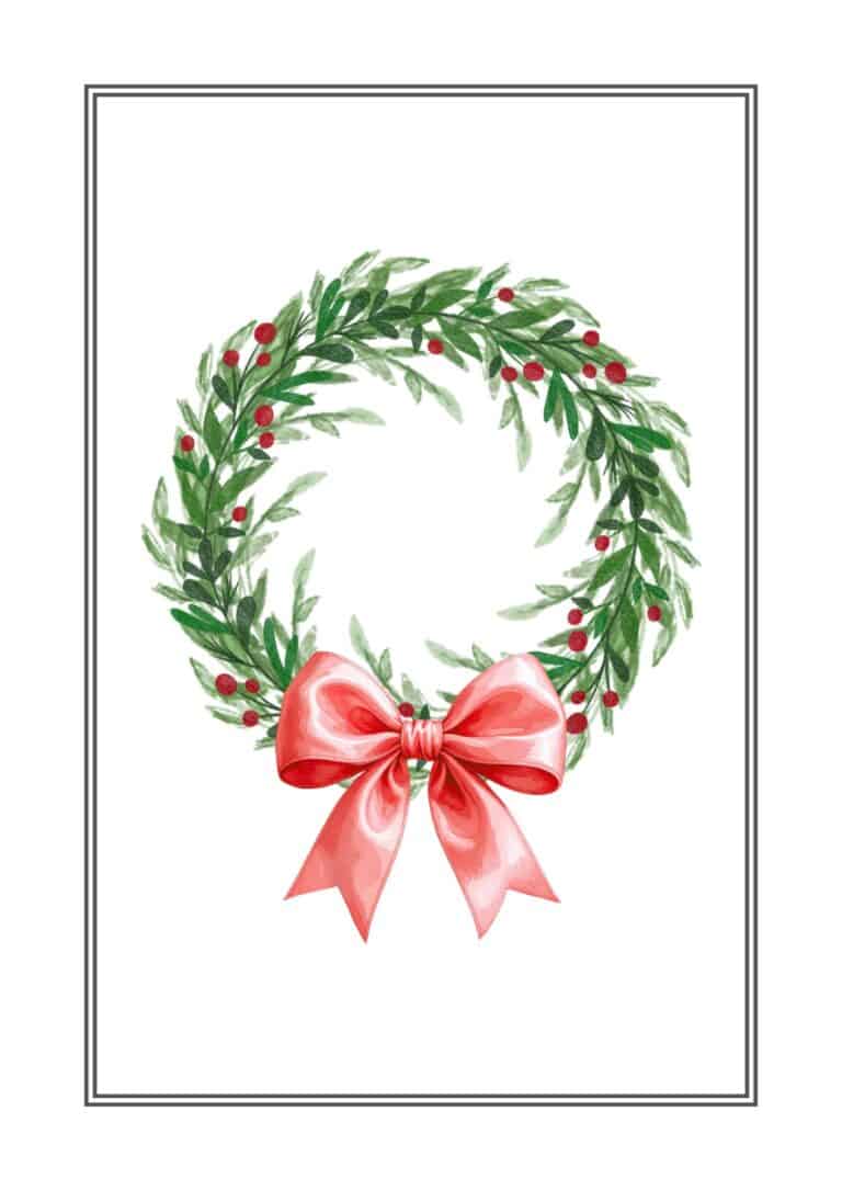 Printable Christmas Signs (35 Free Festive Templates) | The Pink Craft Box