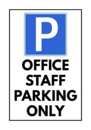 Staff Only Sign Printable Free Templates (30 Designs) | The Pink Craft Box