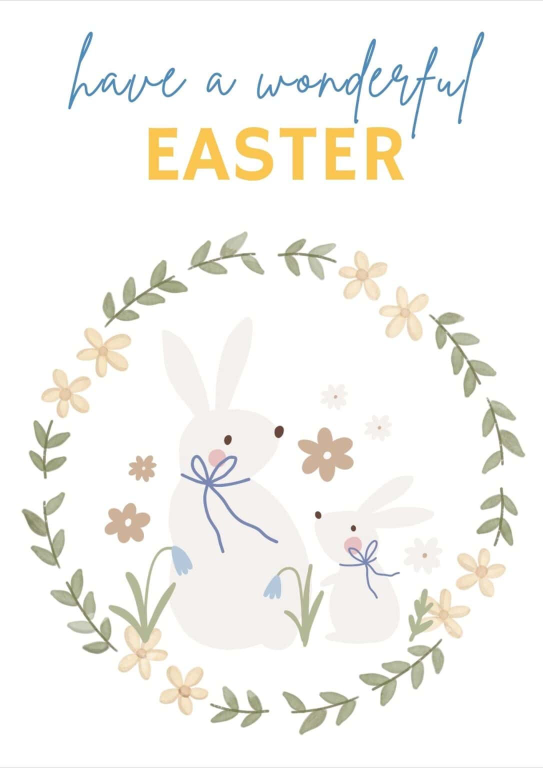 Free Printable Easter Cards (Cute, Fun & Religious Designs) | The Pink ...