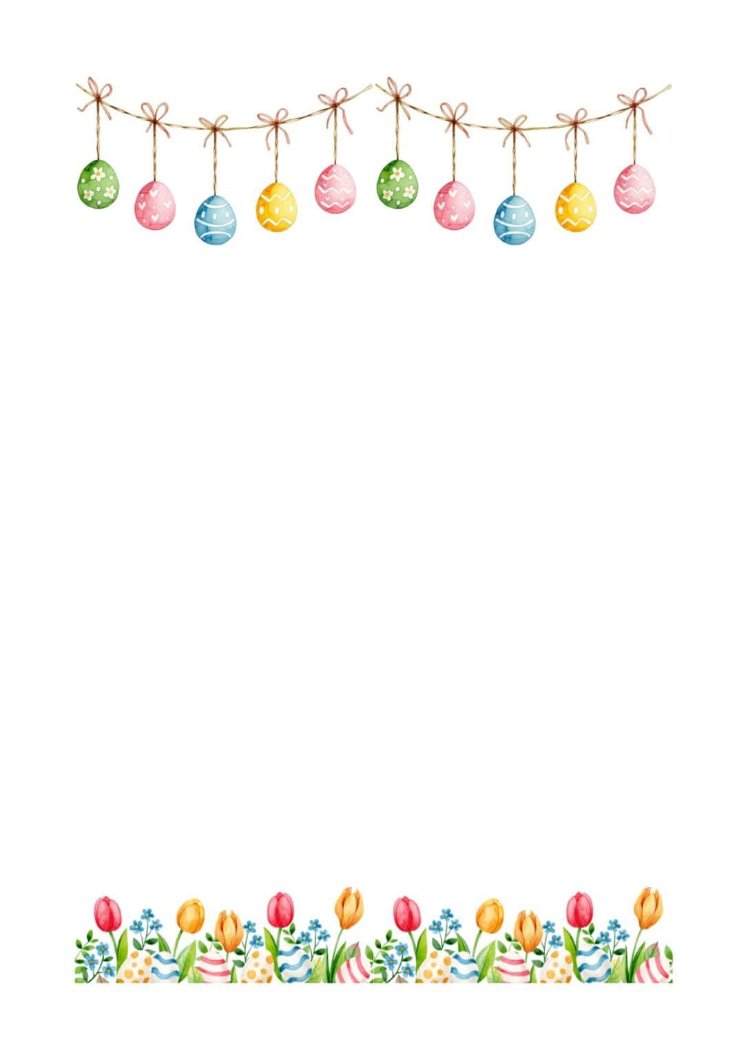 Easter Bunny Letter Free Printable Templates (10 Cute Designs) | The ...