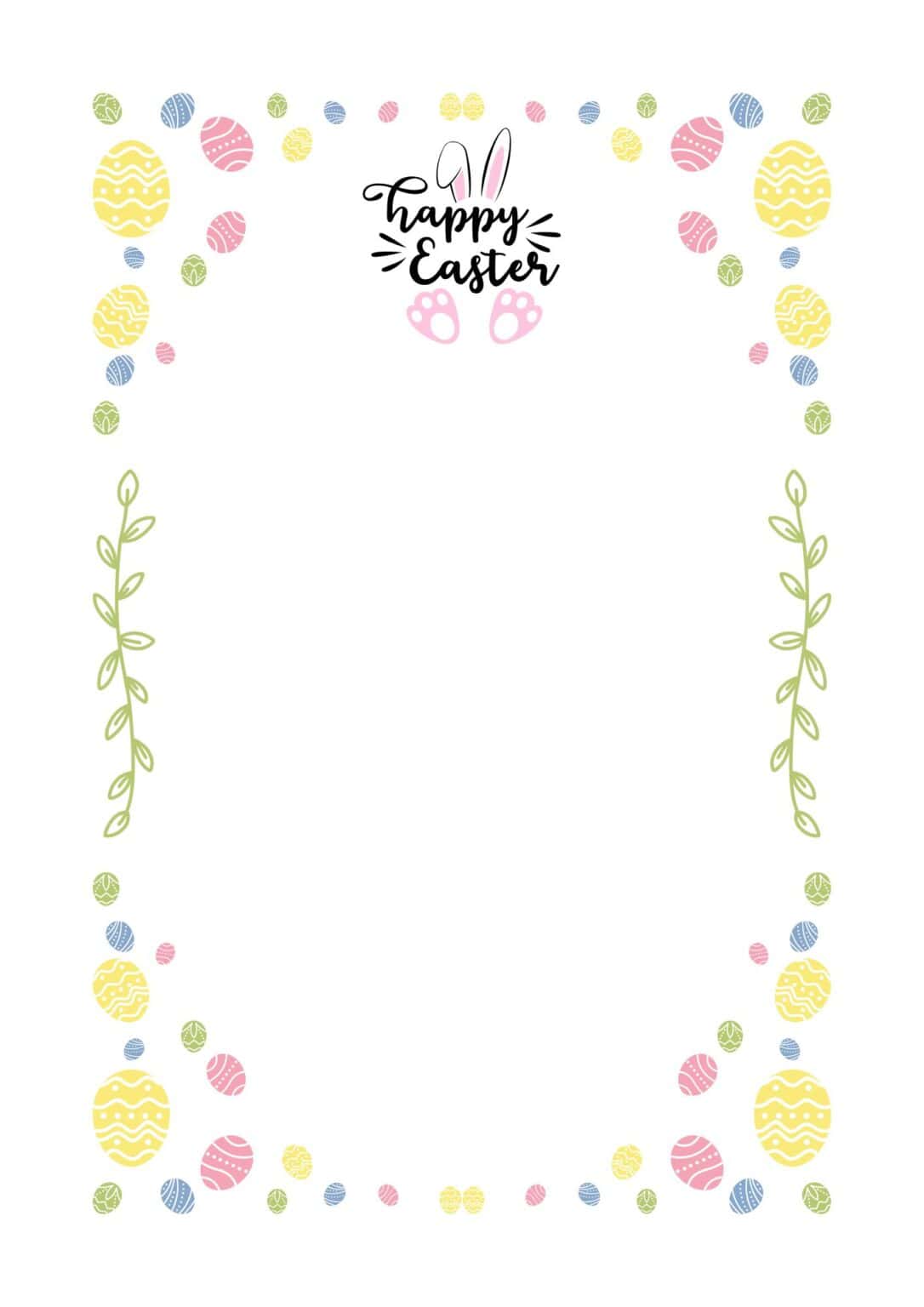 Easter Bunny Letter Free Printable Templates (10 Cute Designs) | The ...